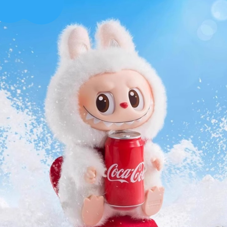 LABUBU Coca-Cola Vinyl Face Blind Box POPMART Rabub Cola Joint Figure ...